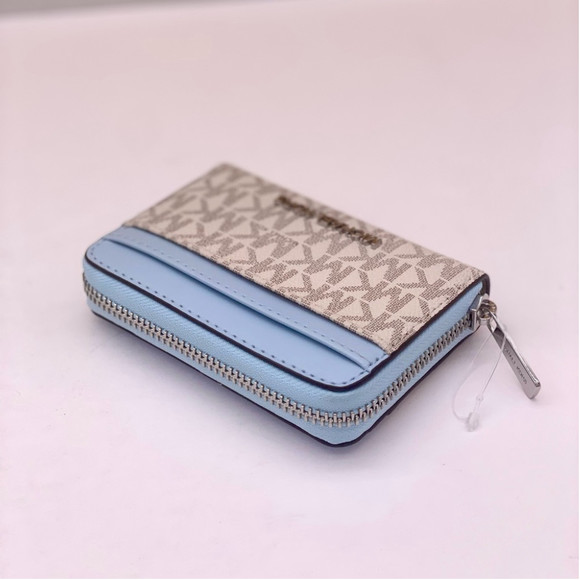 Michael Kors | Bags | Michael Kors Small Wallet Card Case Vista Blue ...